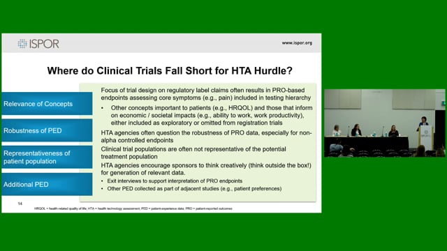 ISPOR - Clinical Trial Design, Beyond the Regulatory
