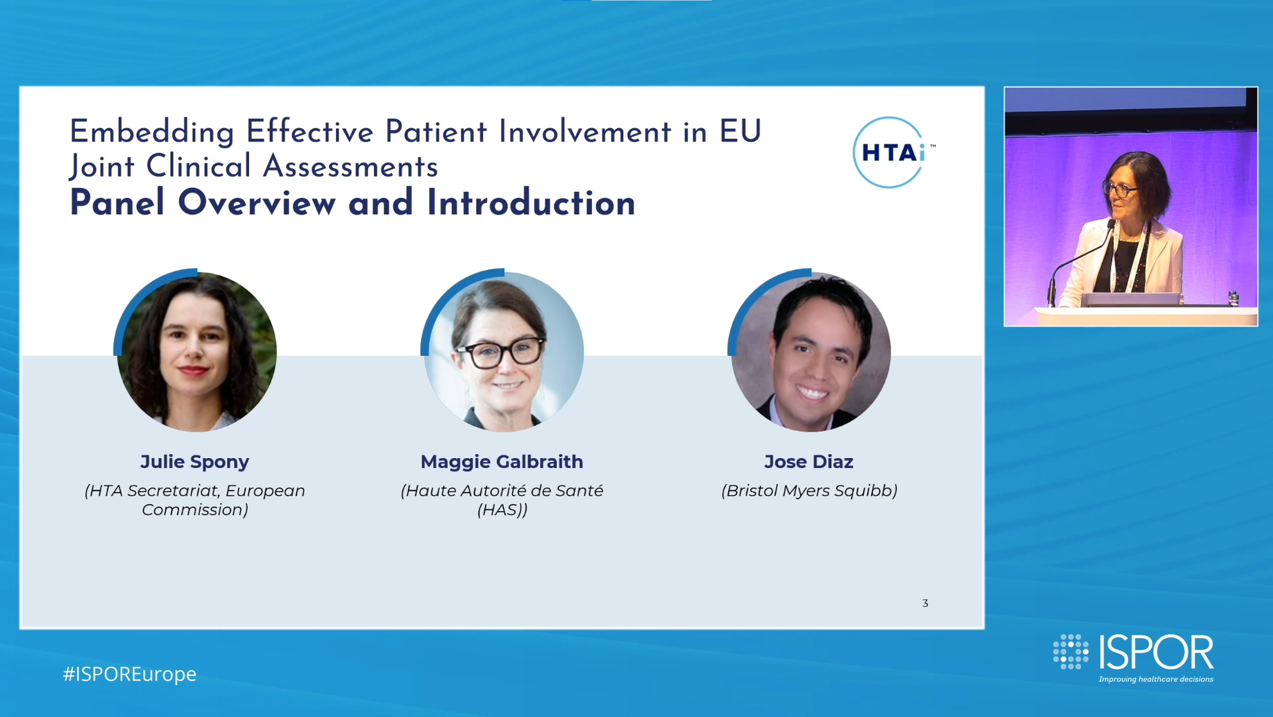 ISPOR - Embedding Effective Patient Involvement in EU Joint Clinical ...