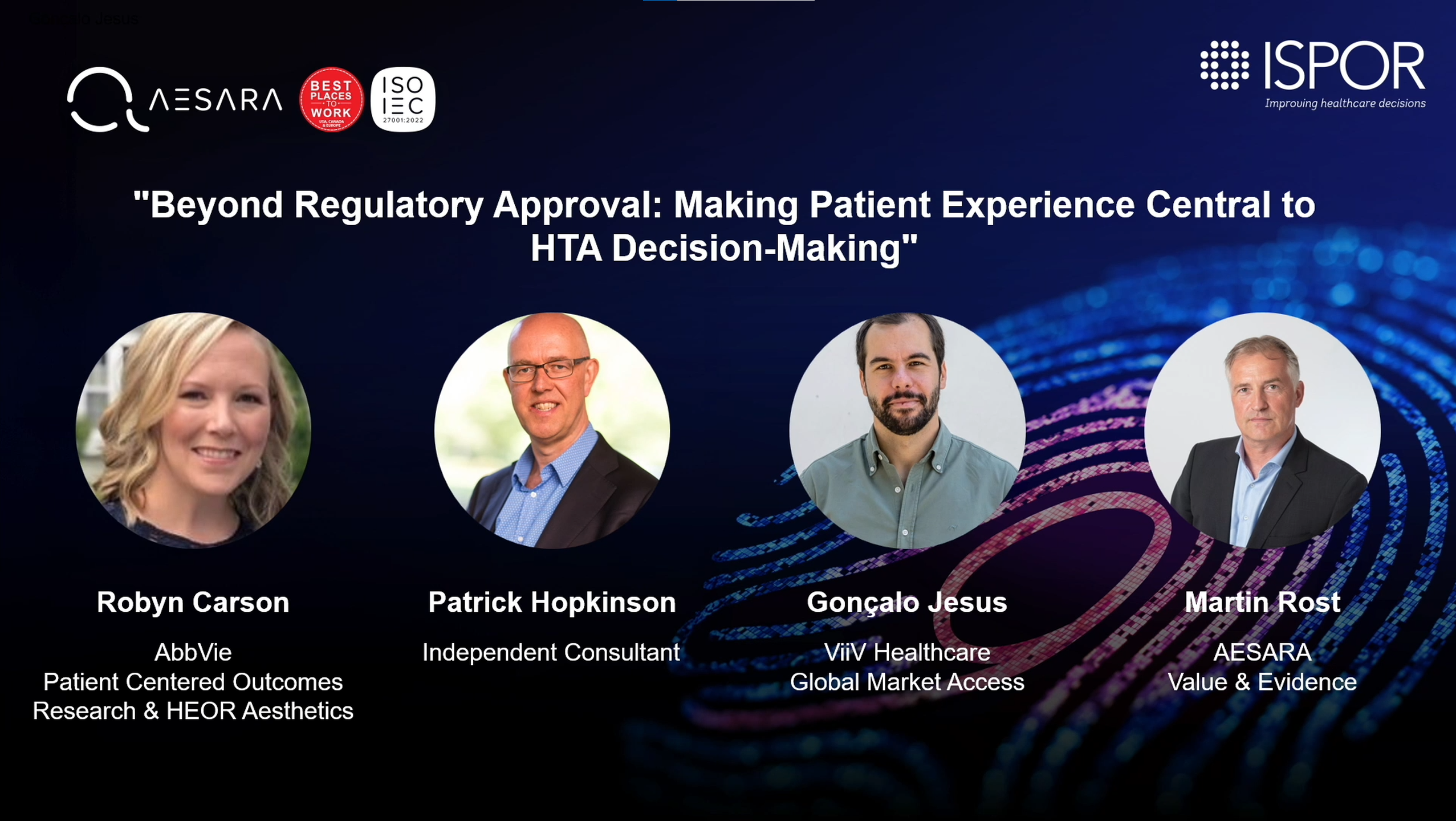 ISPOR - Beyond Regulatory Approval: Making Patient Experience Central ...